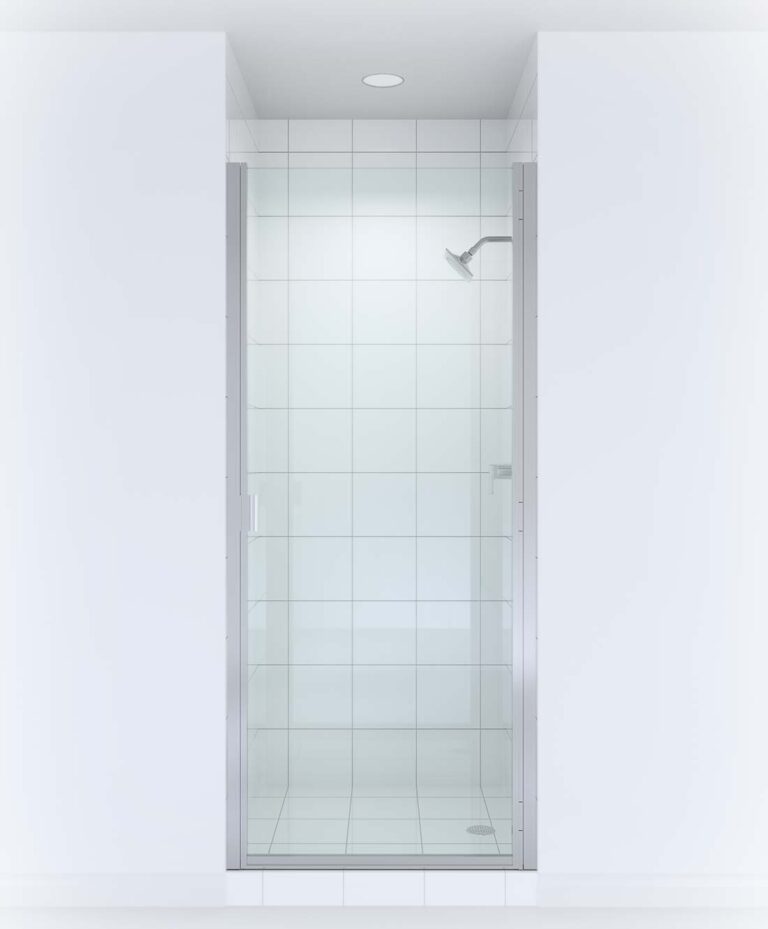 Semi-Frameless Single Swing Door | Splendor Glass