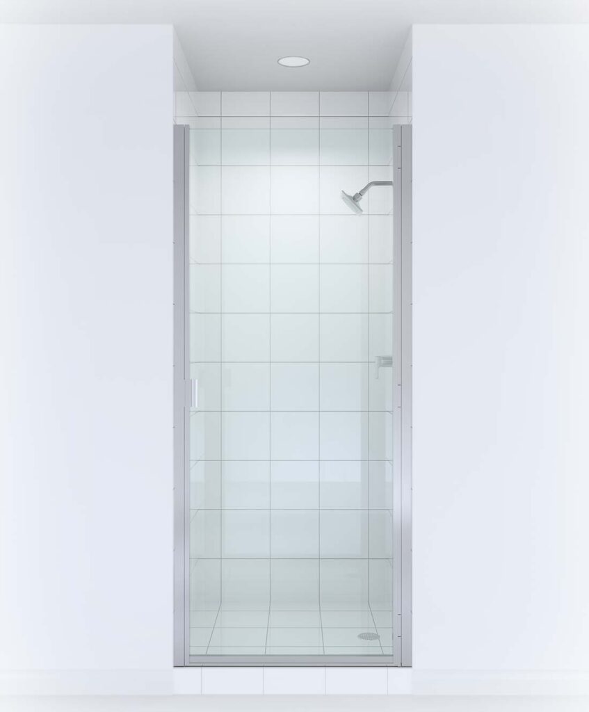 Semi-Frameless Single Swing Door | Splendor Glass