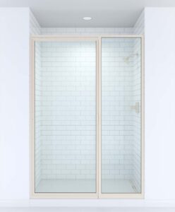 Framed Swing Door with Inline Panel | Splendor Glass