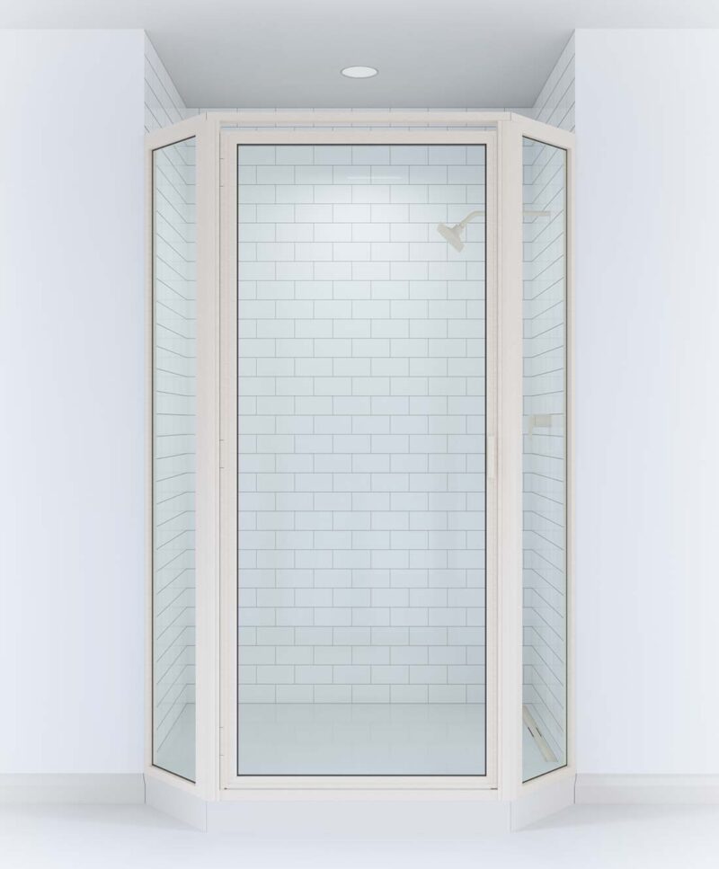 Framed Neo Angle Swing Door | Splendor Glass