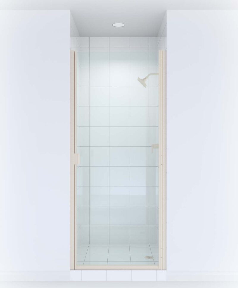 Semi-Frameless Single Swing Door | Splendor Glass