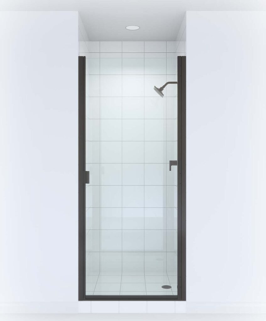 Semi-Frameless Single Swing Door | Splendor Glass