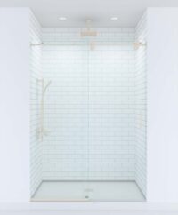 Galileo Heavy Stationary Panel with Bypass Sliding Door | Splendor Glass