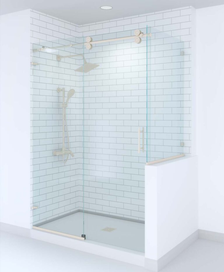 Galileo Heavy Stationary Panel with Bypass Sliding Door and Return ...