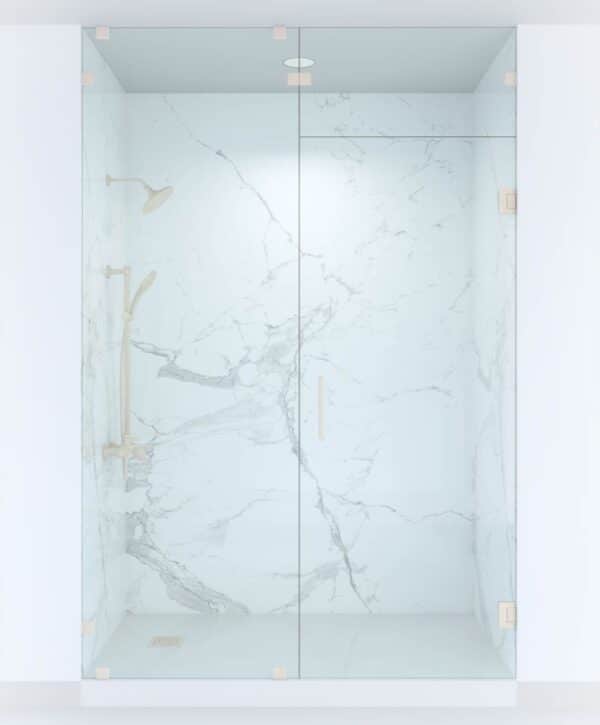 Heavy Glass Single Door with Inline Panel and Operable Transom ...