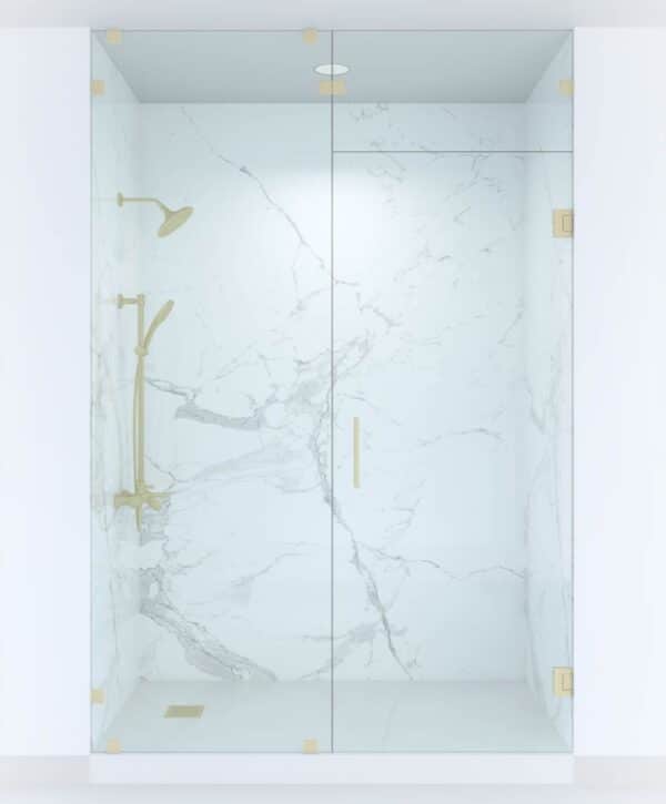 Heavy Glass Single Door with Inline Panel and Operable Transom ...