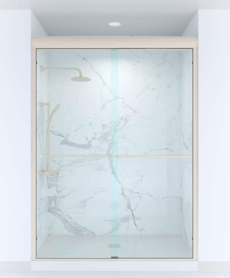 Heavy Glass Full Height Bypass Elite Sliding Door | Splendor Glass