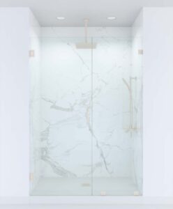 Heavy Glass Single Swing Door with Clips | Splendor Glass